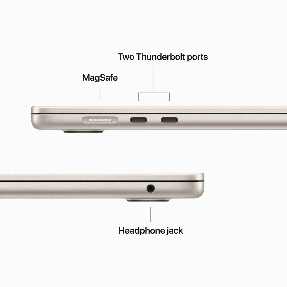 Buy Apple MacBook Air 2023 (M2, 15 inch, 8GB, 512GB, macOS, Starlight ...